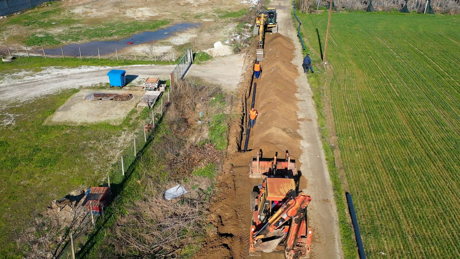 Υπόγειο αρδευτικό δίκτυο 13,3 χλμ κατασκευάζει η Περιφέρεια Θεσσαλίας ...
