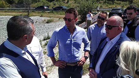 Θερμή υποδοχή του Περιφερειάρχη Θεσσαλίας Δημήτρη Κουρέτα στον Στέφανο ...